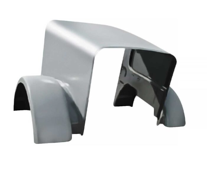 PETERBILT 389 131.6 BBC ALUMINUM RH HOOD TOP PANEL – TITAN HOODS